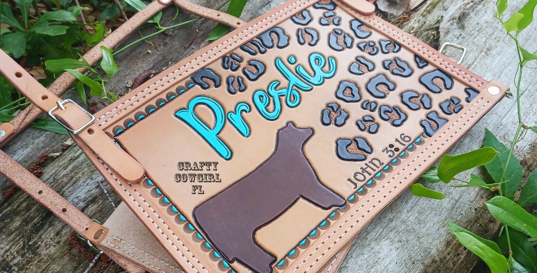 Show Number Harness Custom Made Tooled Leather - Etsy