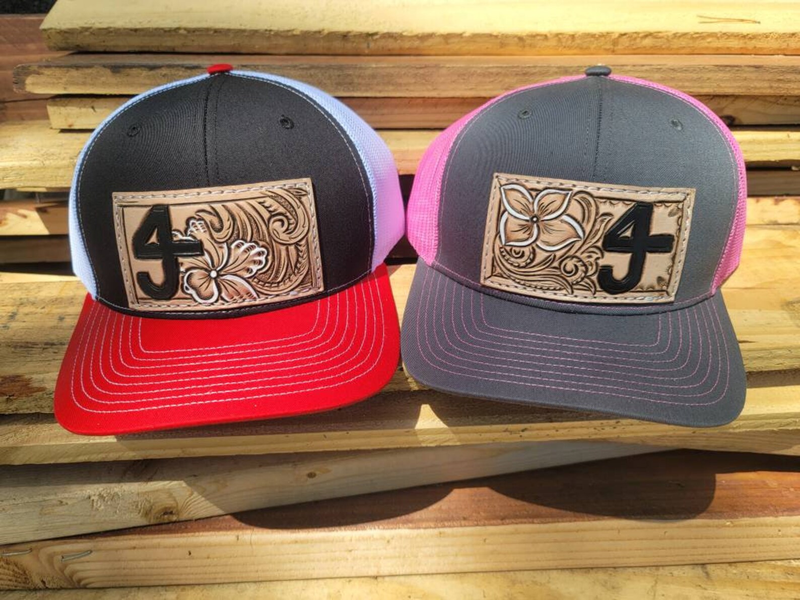 Custom Leather Patch Snap Back Ball Caps With Logo or Brand | Etsy