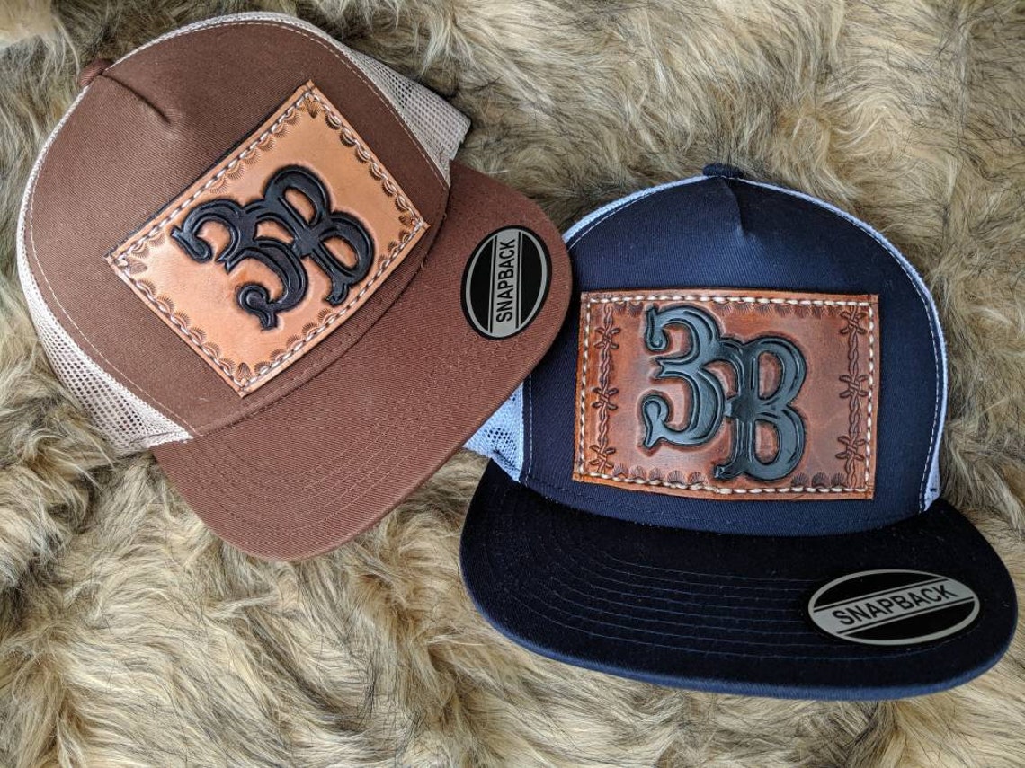 Custom Leather Patch Snap Back Ball Caps With Logo or Brand | Etsy