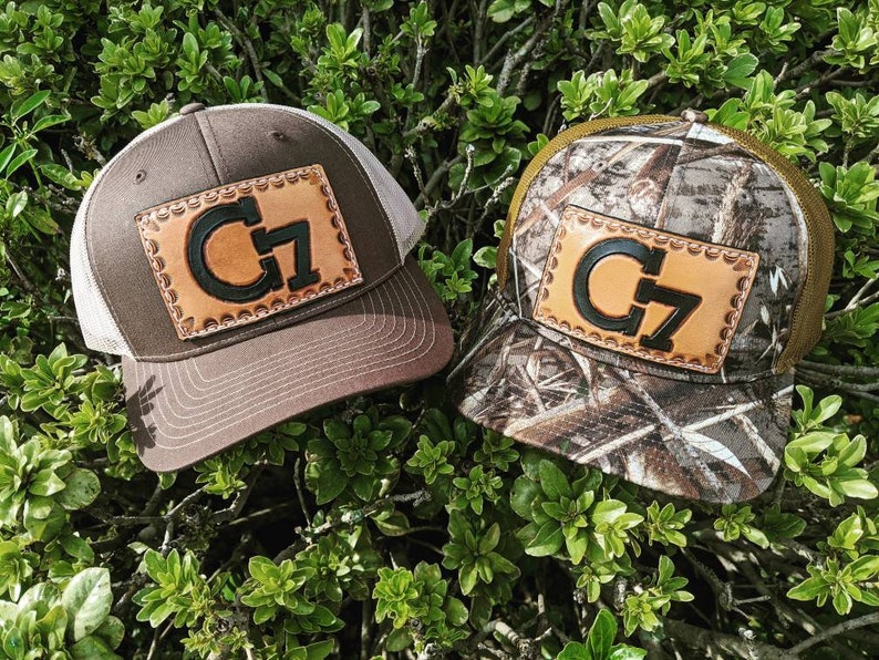 Custom leather patch snap back ball caps with logo or brand | Etsy