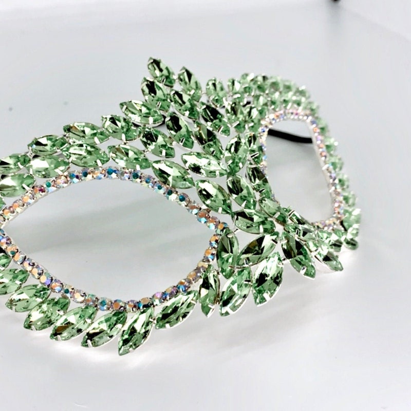 Rhinestone Masks - Etsy