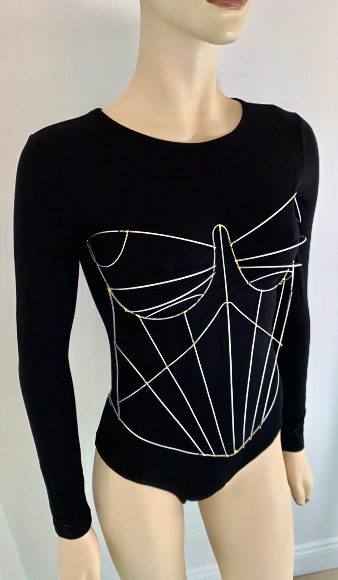 Wire Frame Corset - Avant Garde Sculpture - Unique Art Piece - Etsy