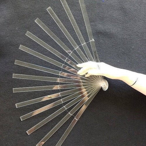 Economy Plastic Fan Staves for DIY Feather Fans Blank Fan - Etsy