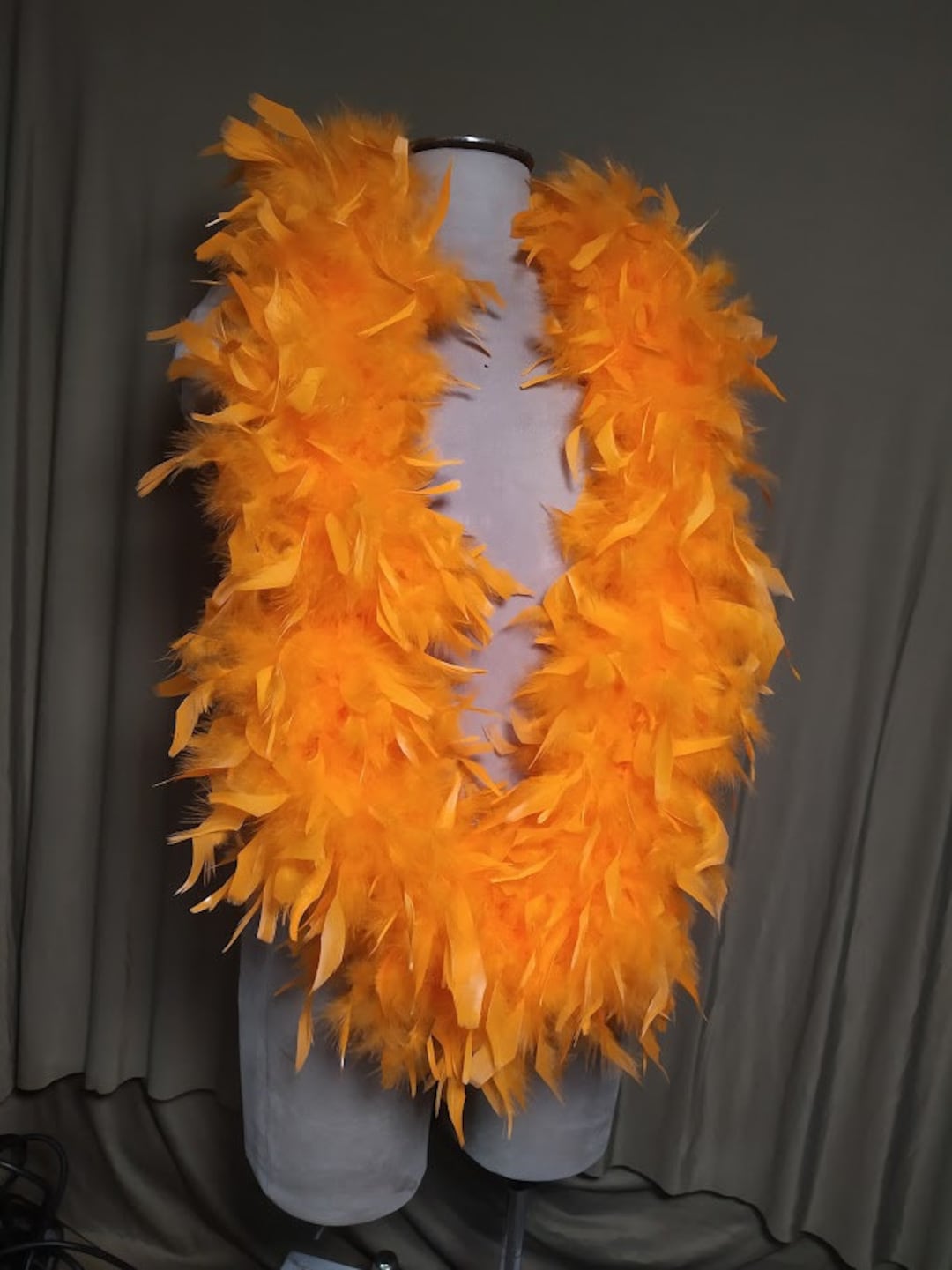 Yellow GOLD Boa Heavy Weight 115 Grams Chandelle Feather Boa 2 Yards - Etsy