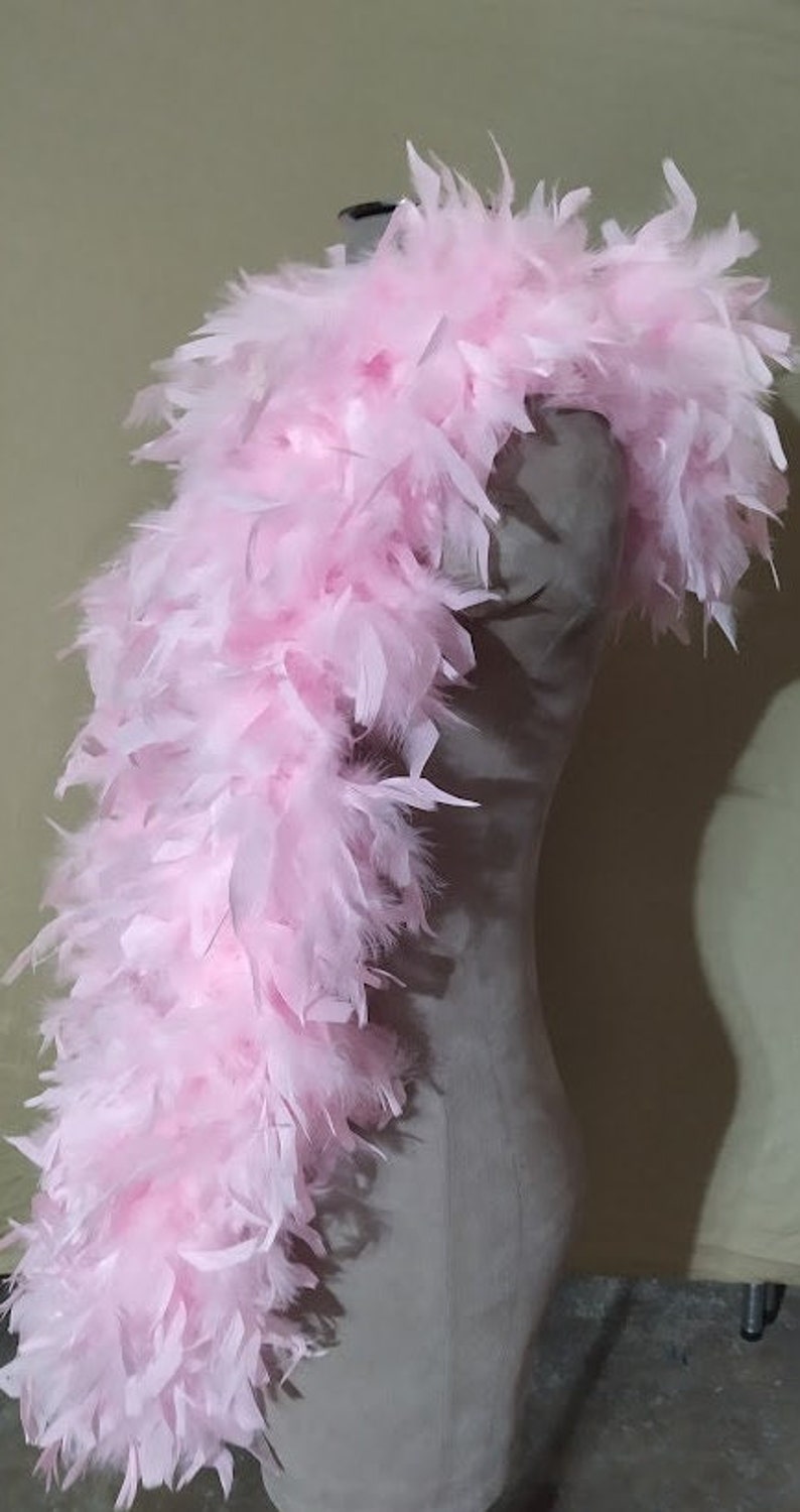 Fluffy Pink Feather Boa - Costume Accessory, Party Decoration - Etsy