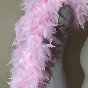 Fluffy Pink Feather Boa - Costume Accessory, Party Decoration - Etsy