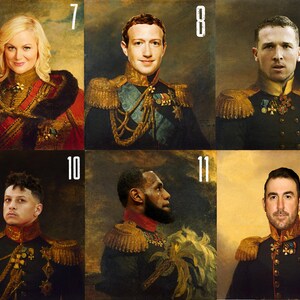 Custom Personalized Military Portraits - Etsy