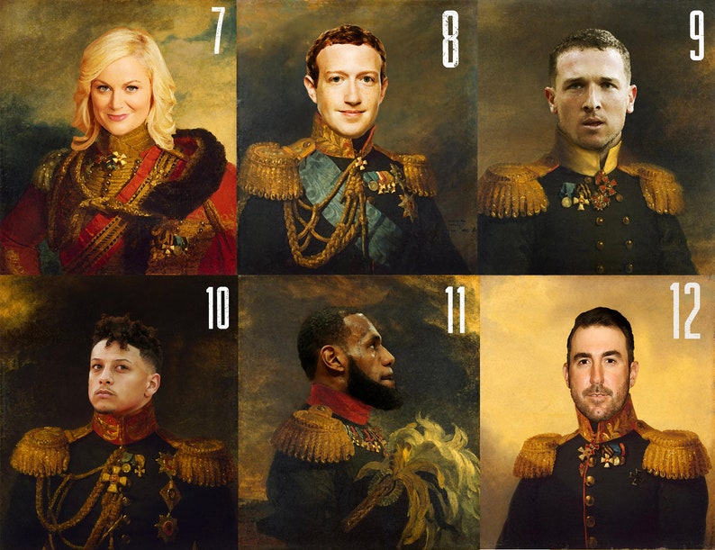 Custom Personalized Military Portraits | Etsy