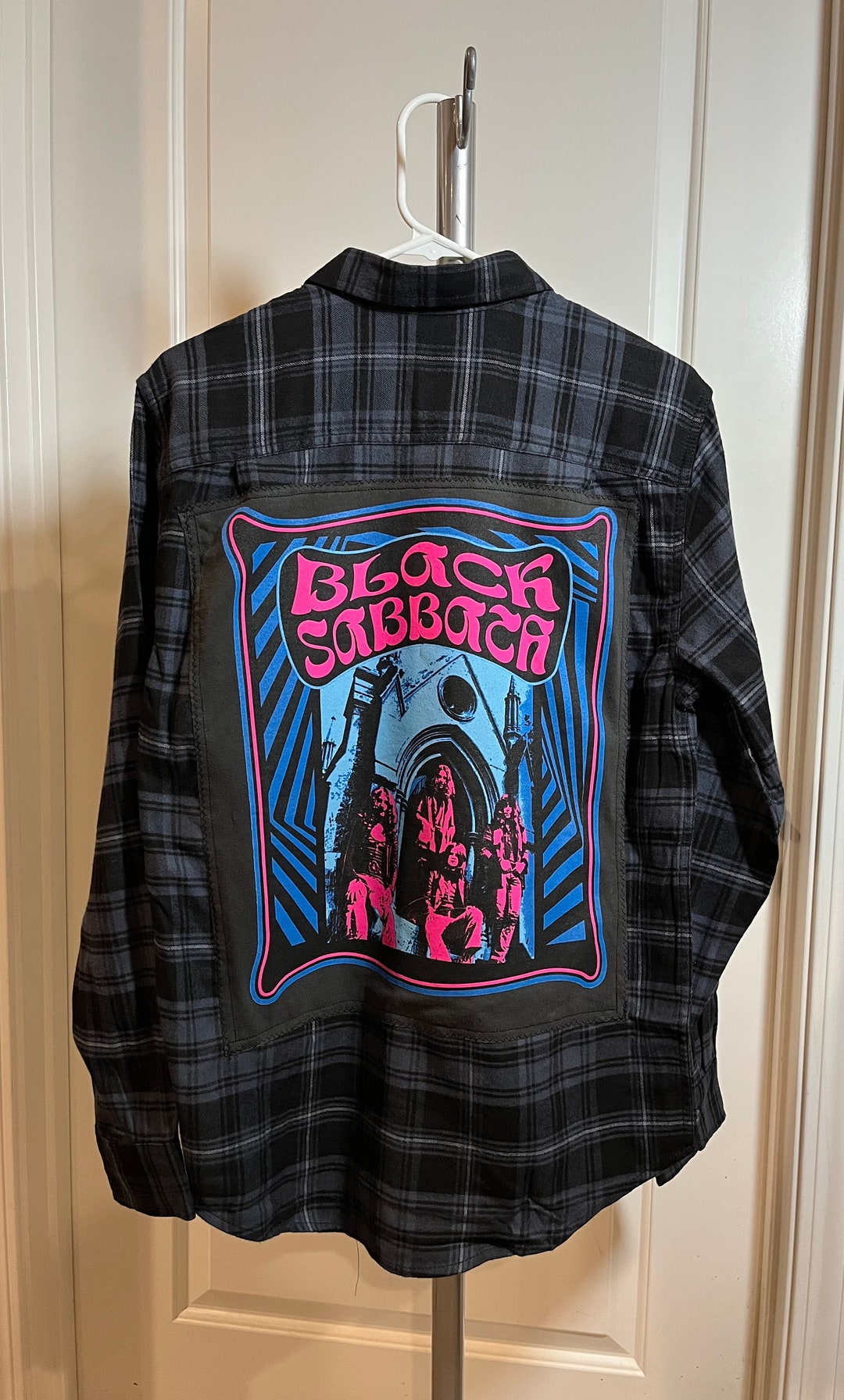 Black Sabbath METAL BAND Flannel Mens Size Small - Etsy