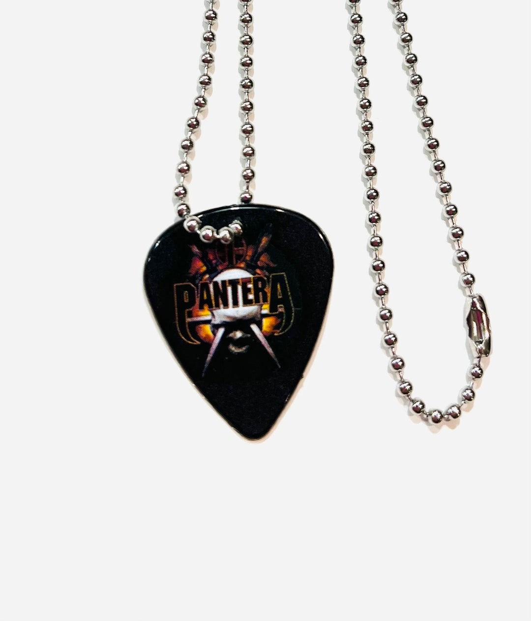 Pantera METAL BAND NECKLACE 20 Inches Stainless Steel Guitar Pick ...
