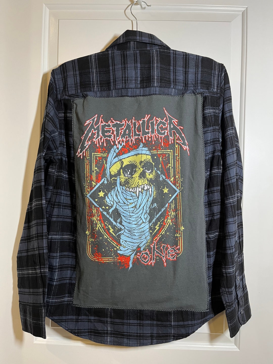 Metallica METAL BAND Flannel Mens Size Small - Etsy