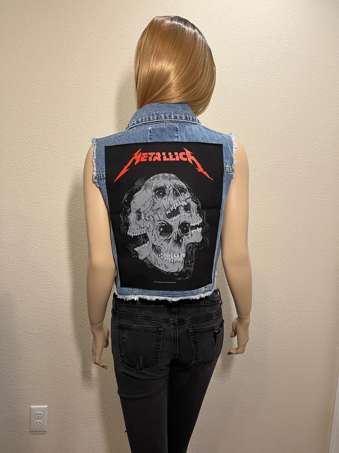 Metallica Top METAL BAND VEST Womens Size Xs S M L Xl - Etsy
