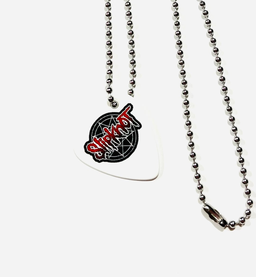 Slipknot METAL BAND NECKLACE 20 Inches Stainless Steel Guitar Pick ...