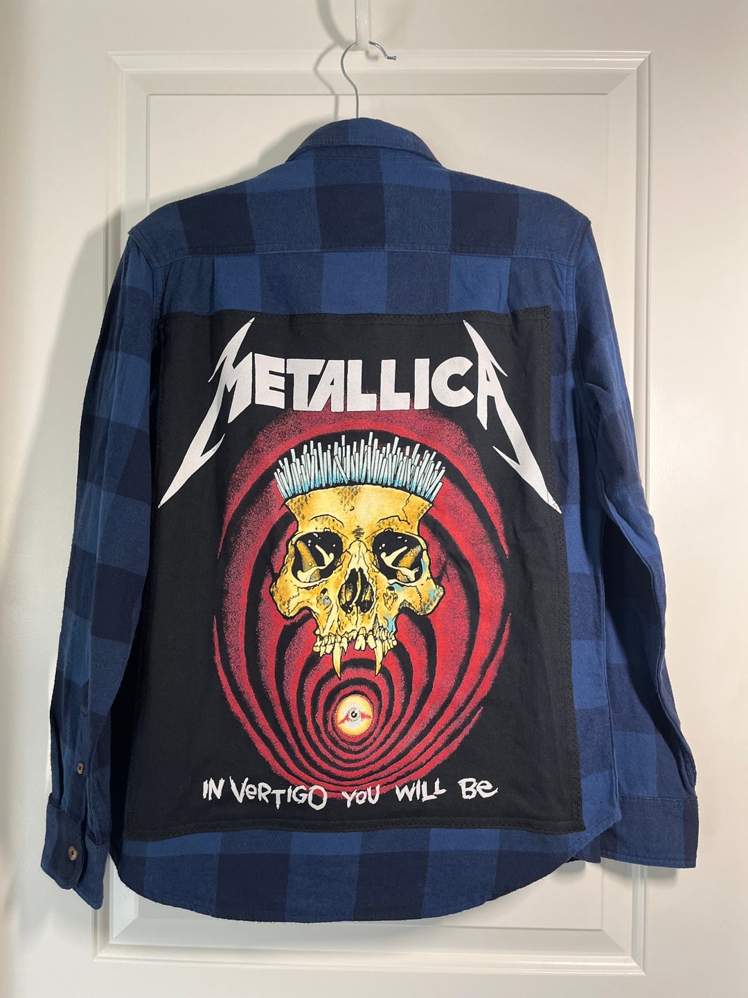 Metallica METAL BAND Flannel Mens Size Small - Etsy