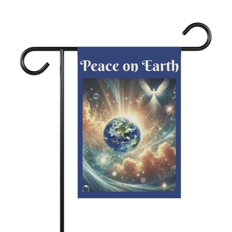 Peace on Earth Angel Flag Double-sided Outdoor Banner in 2 Sizes ...