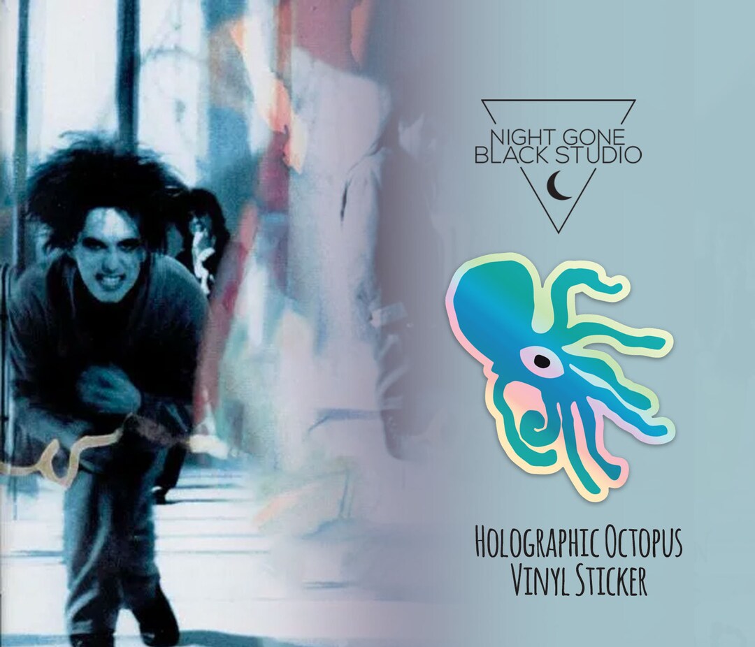The Cure Half an Octopuss Vinyl Sticker, Robert Smith - Etsy