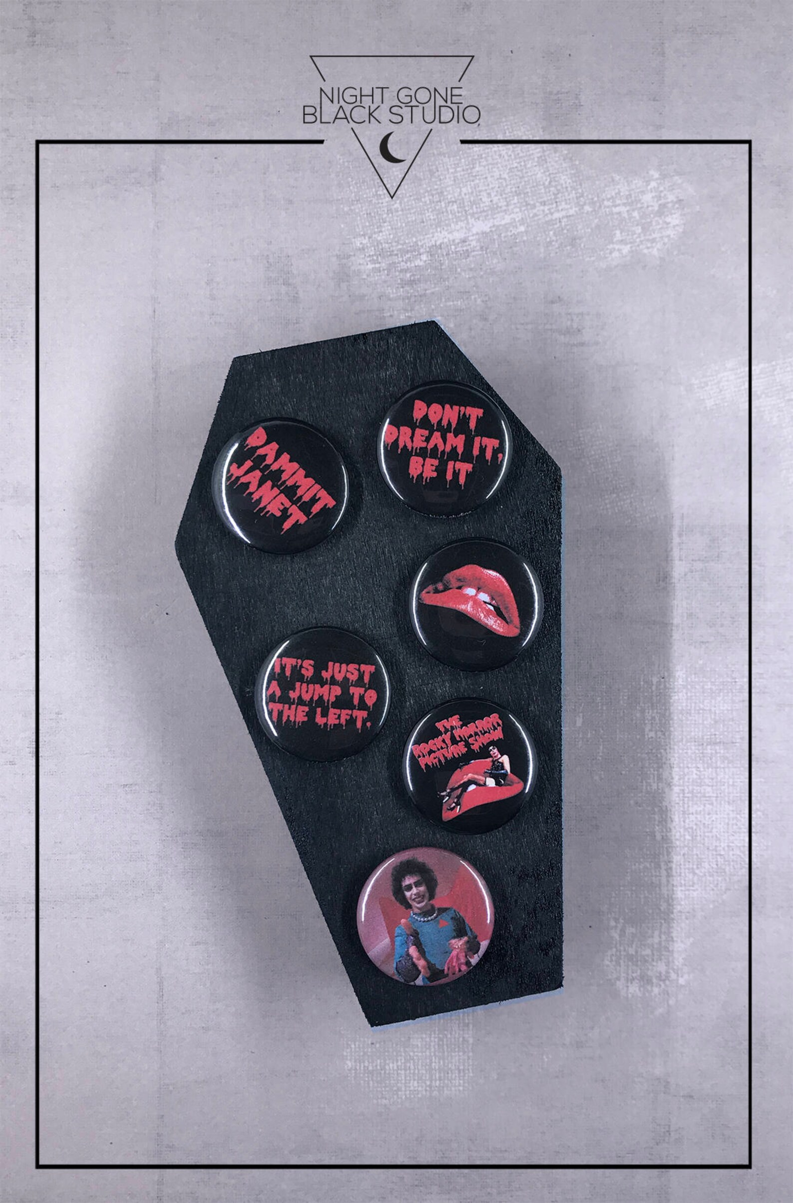 Rocky Horror Picture Show 1 Pinback Buttons Button Sets - Etsy