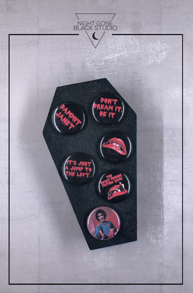 Rocky Horror Picture Show 1 Pinback Buttons Button Sets - Etsy