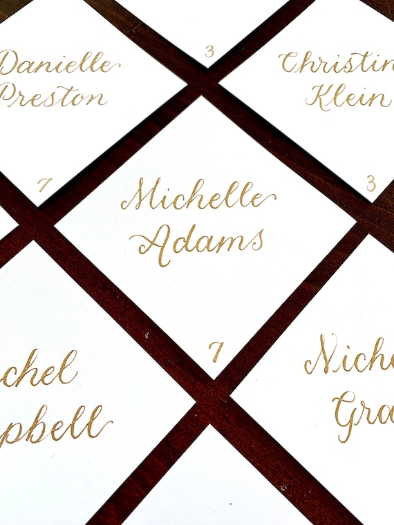 Wedding Card Display Gold - Etsy