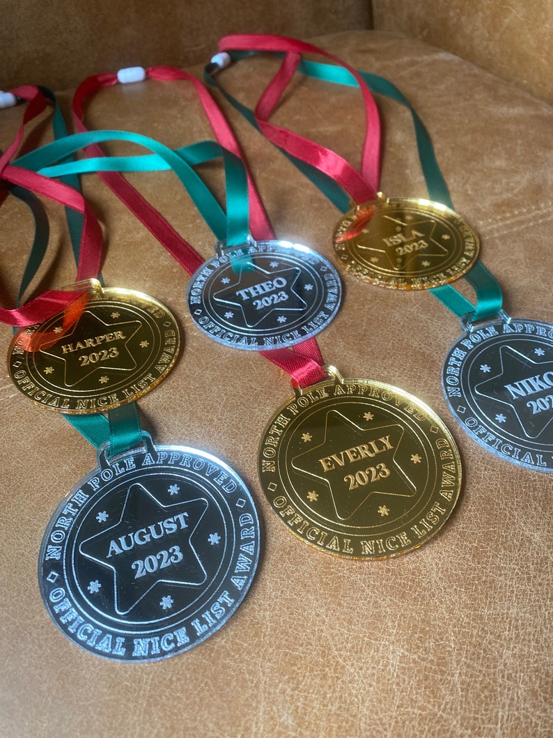 Official Nice List Approved Medal - Etsy