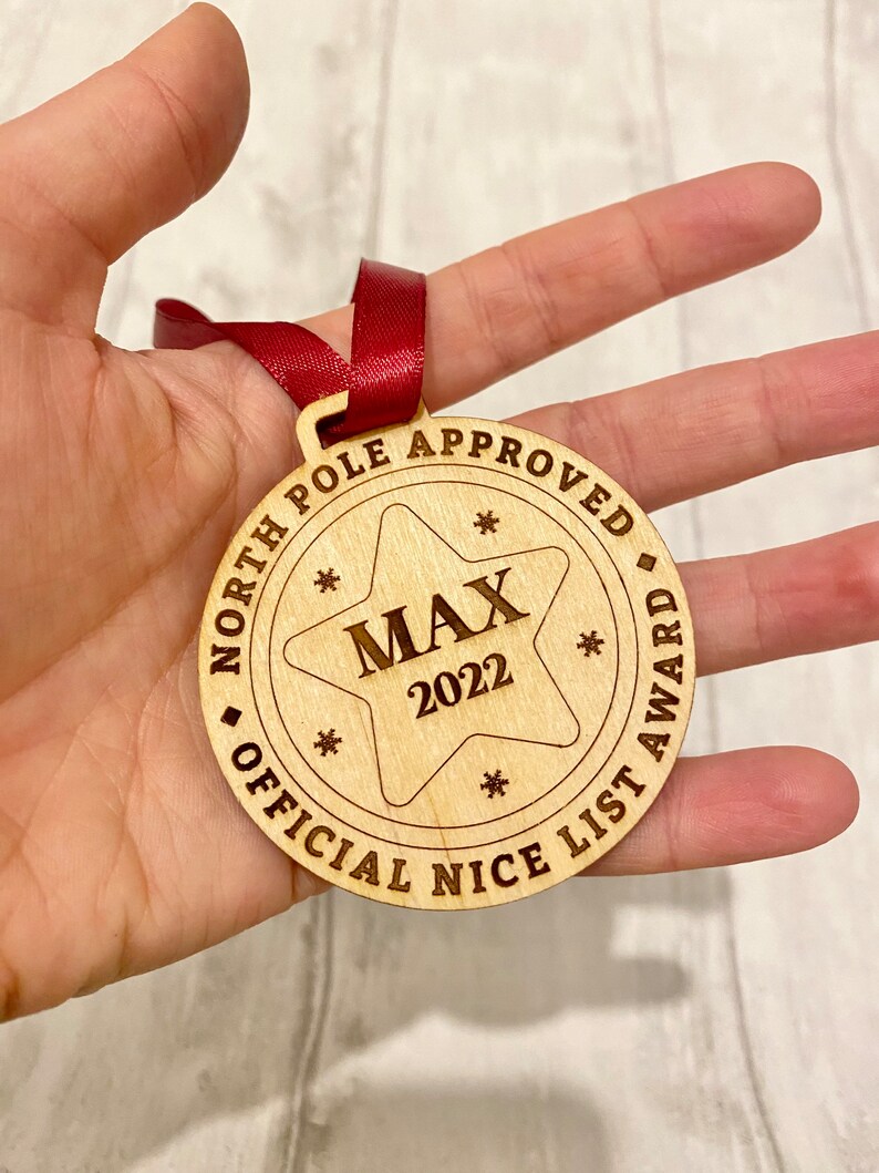 Official Nice List Approved Medal - Etsy