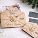 Personalised Wooden Wedding Money Envelope | Personalized Keepsake Gift ...