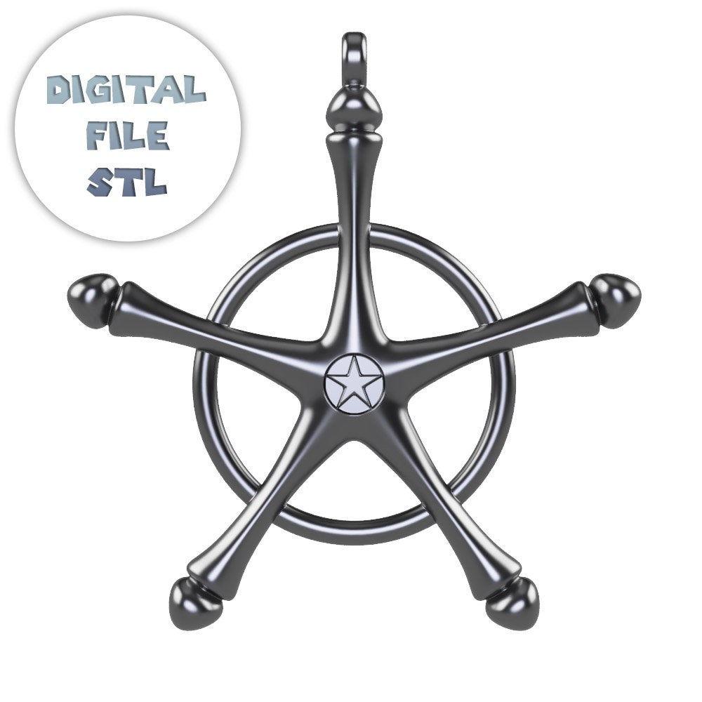 Bleach Ishida Ryuken Quincy Necklace to 3dprint - Etsy