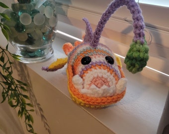CROCHET PATTERN Angus the Anglerfish Crochet Amigurumi Stuffed Fish ...