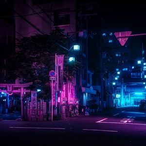 Limited Edition "osaka Nights" Cyberpunk Photography - Fuji Crystal ...