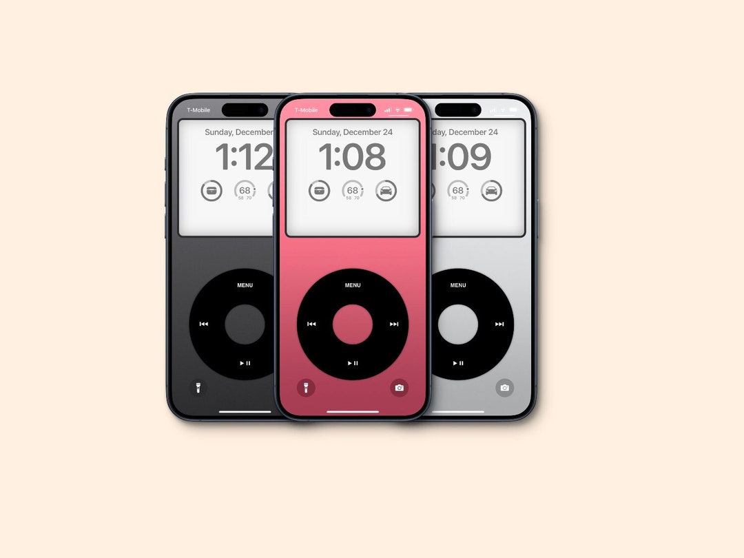 IPhone Lockscreen Classic Ipod Wallpaper Pack [3 HD Images] - Etsy