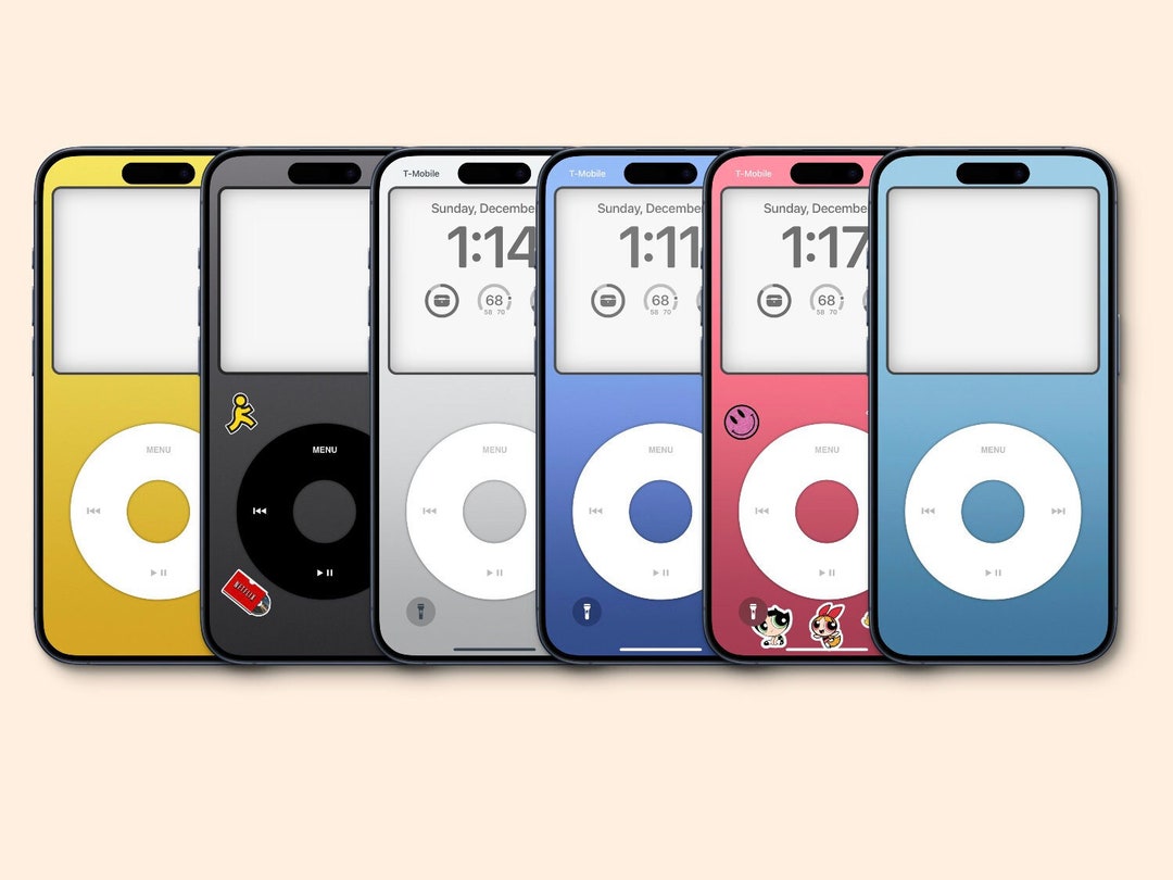 IPhone Lockscreen Classic Ipod Wallpaper Pack [16 HD Images] - Etsy