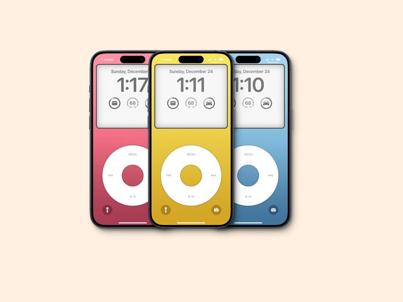 IPhone Lockscreen Classic Ipod Wallpaper Pack [3 HD Images] - Etsy
