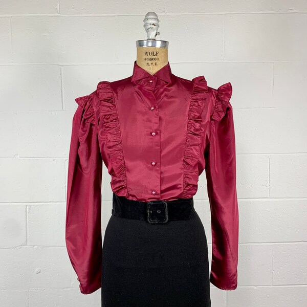 Victorian Ruffle Blouse - Etsy