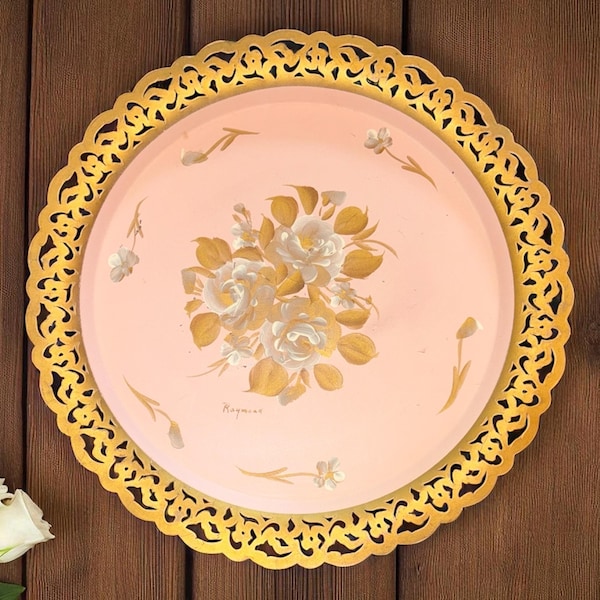 Pink Serving Tray - Etsy