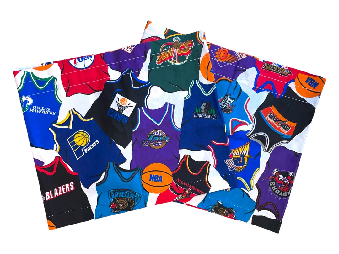 Throwback 1990s NBA Curtain Valances - Springs, 86 X 18, Fort Mill, S ...