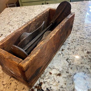 Antique Cobbler Set - 4 Sizes of Shoes, Stand, and Rustic Wooden ...