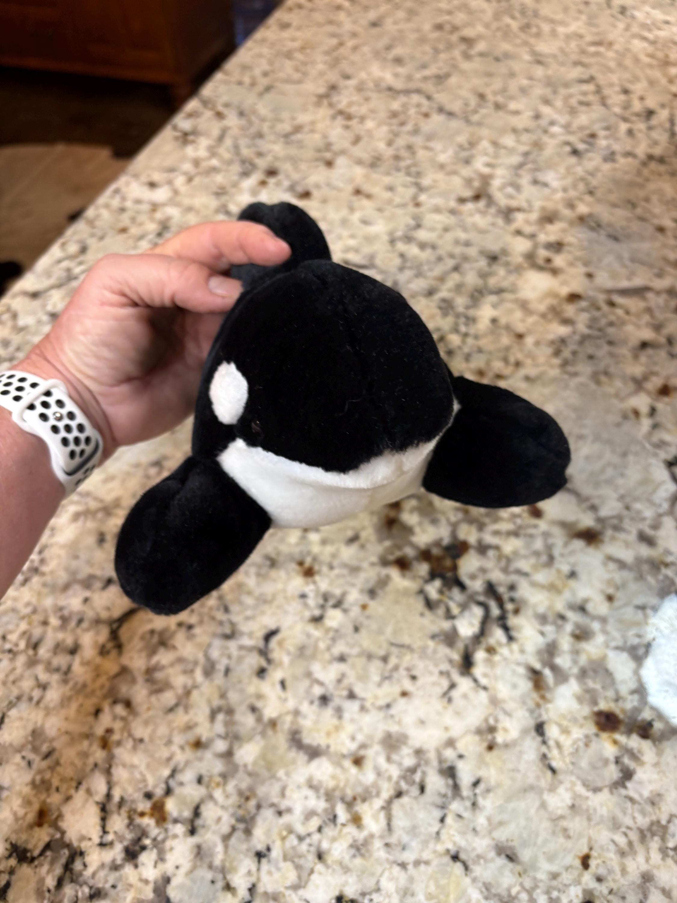 Vintage 12” Seaworld Killer Whale Orca Shamu Plushie Stuffed Animal ...