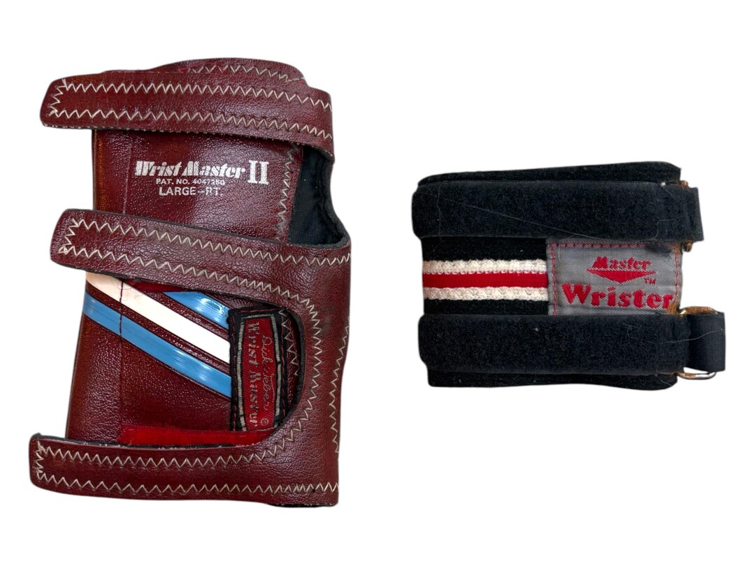 Pair of Vintage Bowling Wrist Brace, Weber Wrist Master 2, Bowling ...