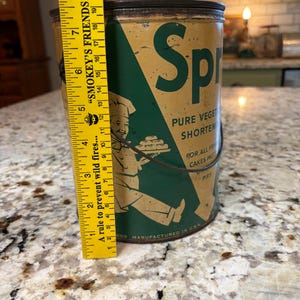 1930s - 40s Spry Pire Vegetable Shortening 6 Pound Pail With Lid and ...