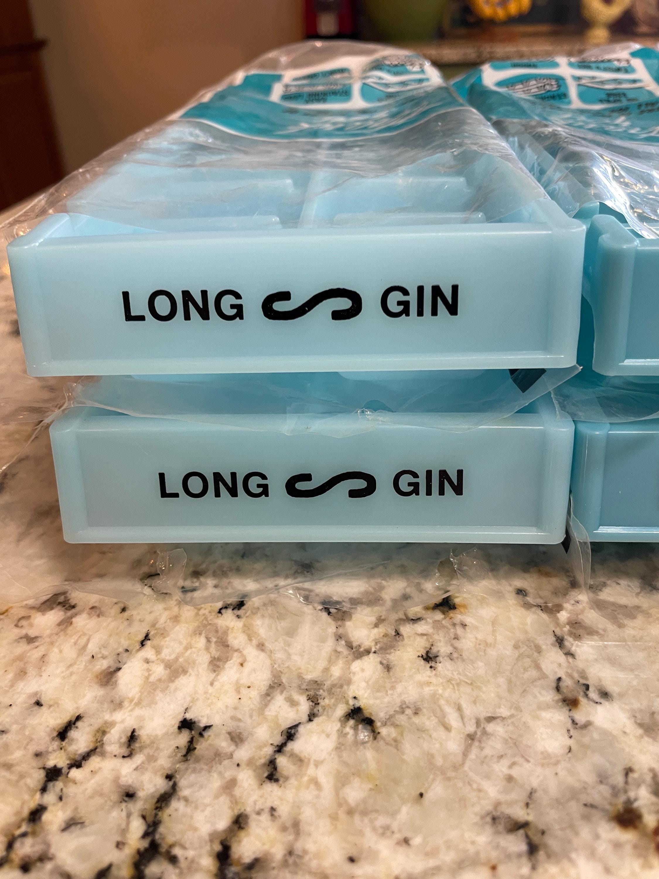 Set of 2 Advertising Ice Cube Trays *choice* Long S Gin, Texaco LP Gas ...