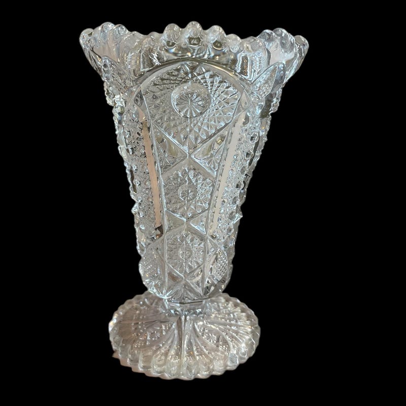 Imperial Glass Vase - Etsy