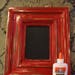 Red Chalk Board With Chalk on Re-purposed, Up-cycled, Recycled ...
