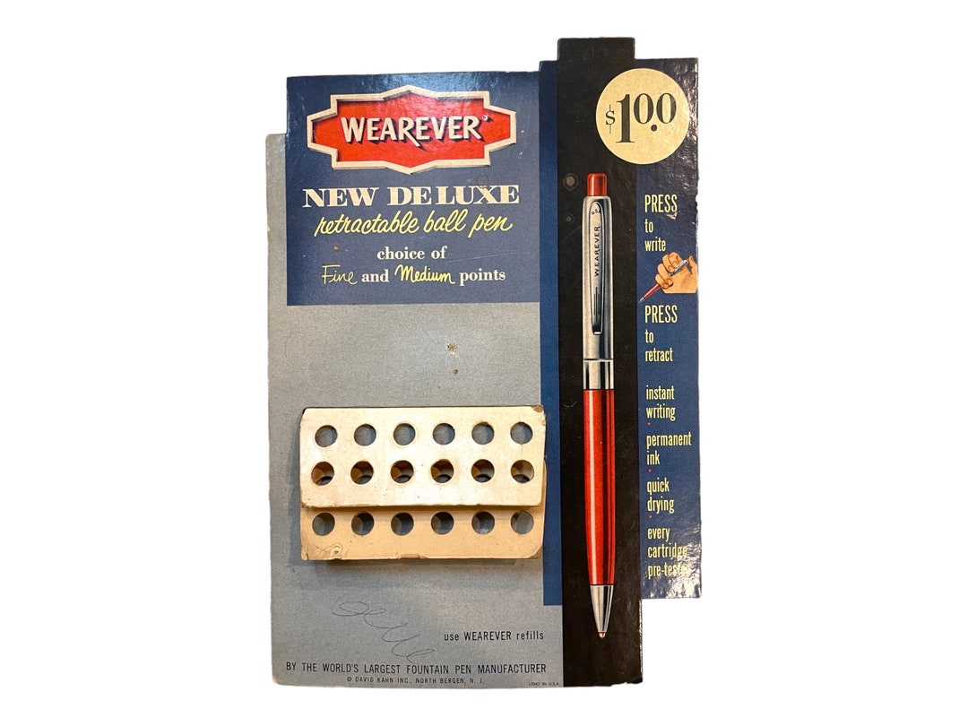 Wearever New Deluxe Retractable Ball Pen, Rexall Point of Sale (POS ...