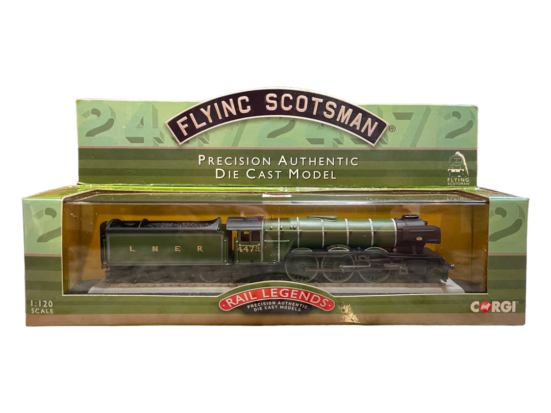 Corgi Rail Legends Flying Scotsman A3 Class Steam Engine Precision ...