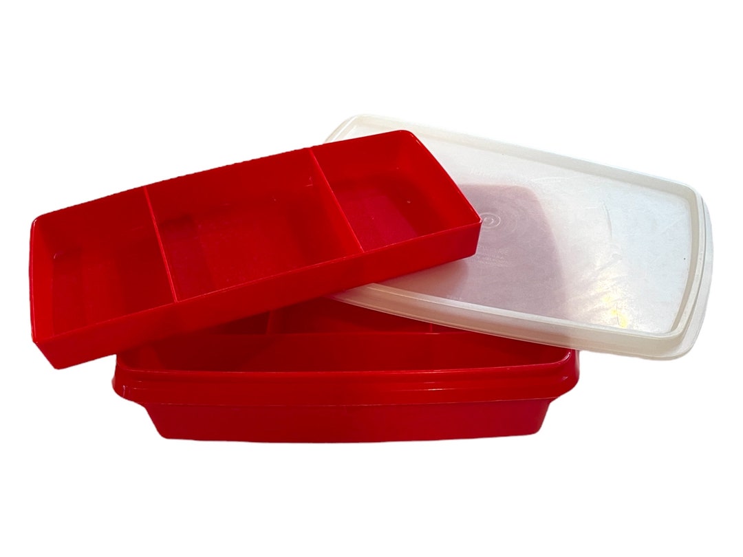 TUPPERCRAFT Tupperware Craft Storage Container DIY Box Divided Multi ...