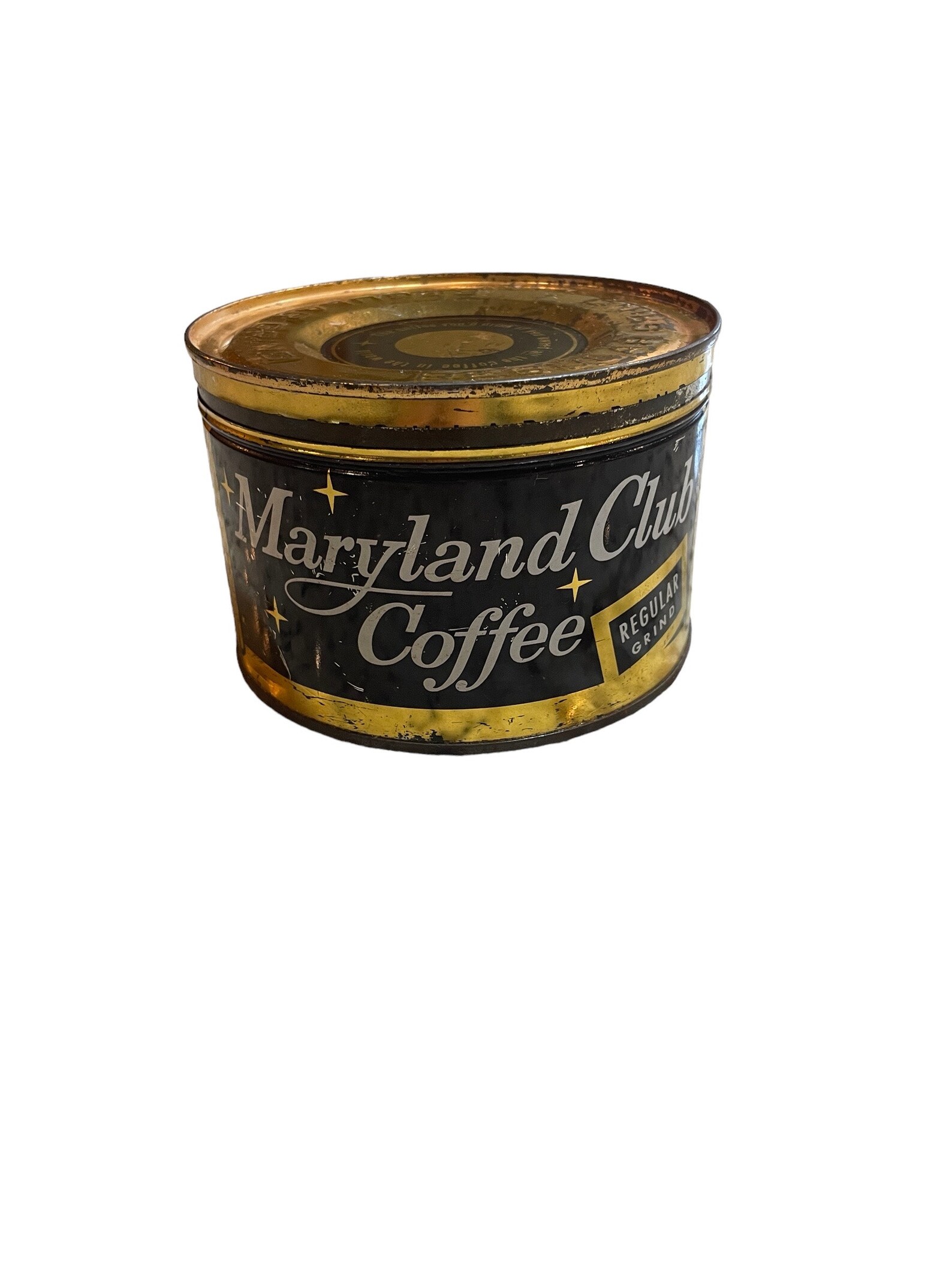 Maryland Club Coffee Tin Can - One Pound, Duncan Coffee Co, Houston ...
