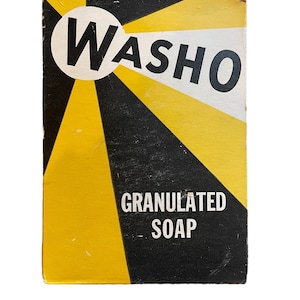 Washo Granulated Soap Unopened - Marvelous for Fresh, Clean Clothes and ...