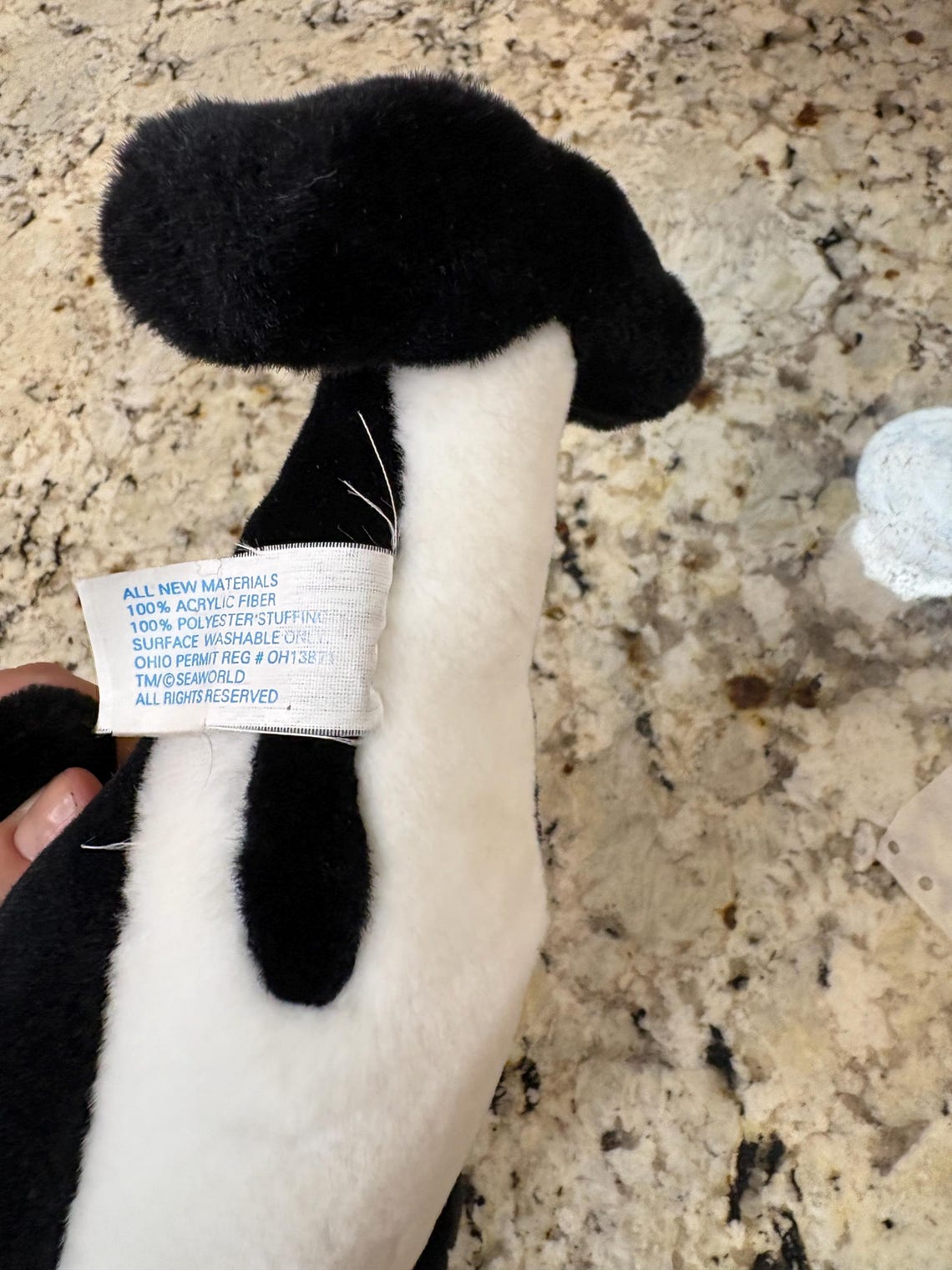 Vintage 12” Seaworld Killer Whale Orca Shamu Plushie Stuffed Animal ...