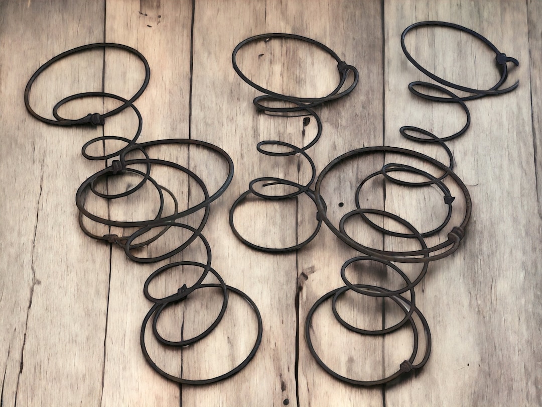 Set of 5 Perfectly Rusty Vintage Bed Springs Crafting Vase - Etsy
