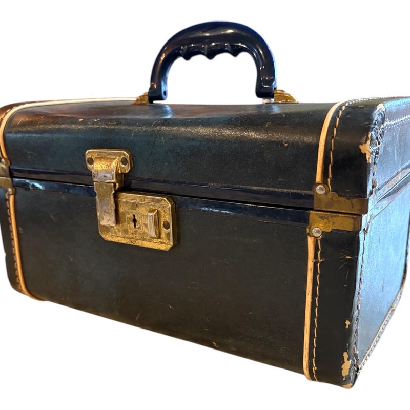 Vintage Train Case - Etsy